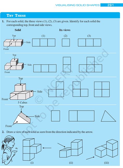 Ncert Book For Class 7 Maths Visualising Solid Shapes