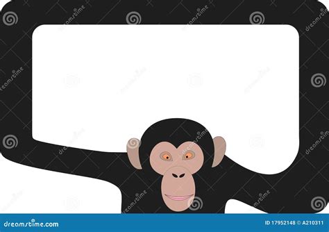 Monkey Frame Stock Vector Illustration Of Vertebrate 17952148