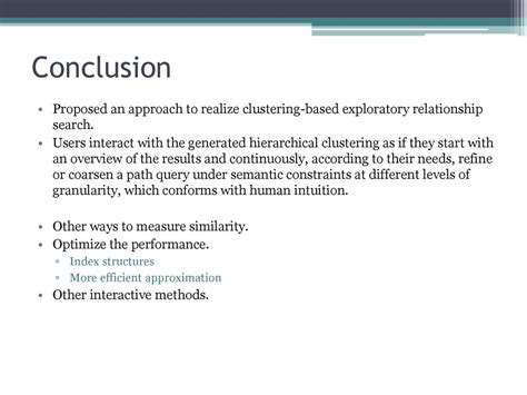 Towards Exploratory Relationship Search A Clustering Based Approach Ppt Download
