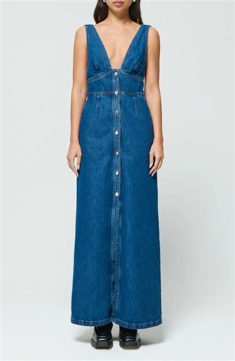 Womens Long Denim Dresses Nordstrom