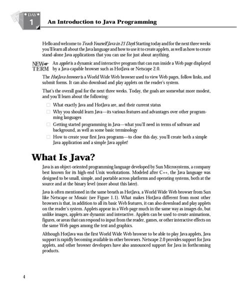 Teach Yourself Java In Days PDF Guide Connect Programming