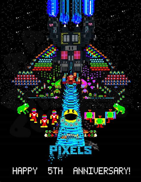 Pixels 5th Anniversaryre Up By Tezcakoatl On Deviantart