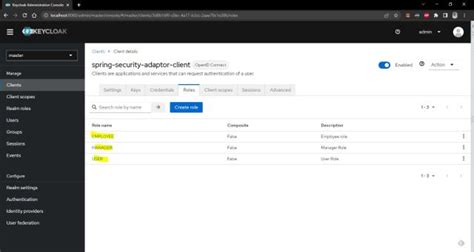 Keycloak Spring Security Adapter For Springboot Application With