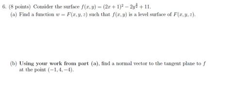 Solved Points Consider The Surface Chegg