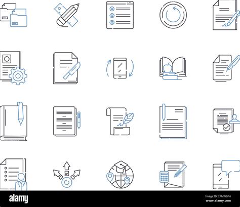 Online Learning Outline Icons Collection E Learning Virtual Tutorials Digital Courses