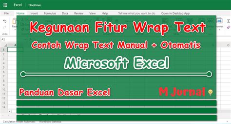 Fungsi Wrap Text Excel Pengertian Dan Cara Menggunakannya M Jurnal