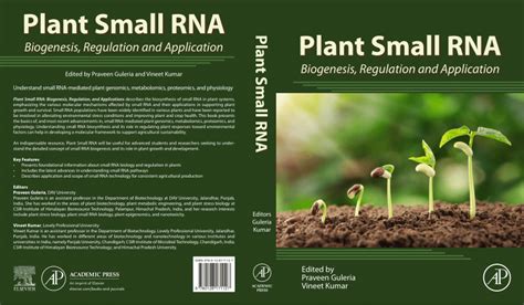 Pdf Plant Small Rna Biogenesis Regulation And Application Elsevier