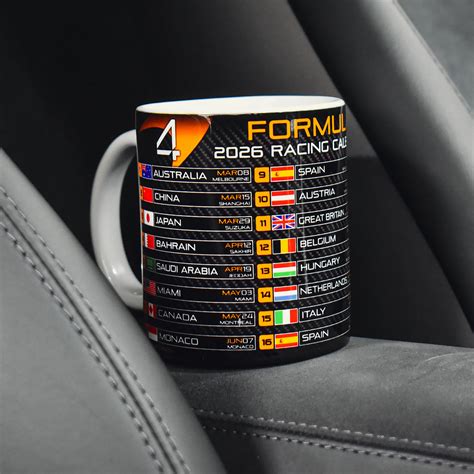Formula 2026 Calendar Mcl Edition Legacy Legends