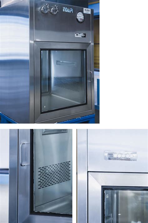Static Pass Box And Dynamic Pass Box Cleanroom In Hospital