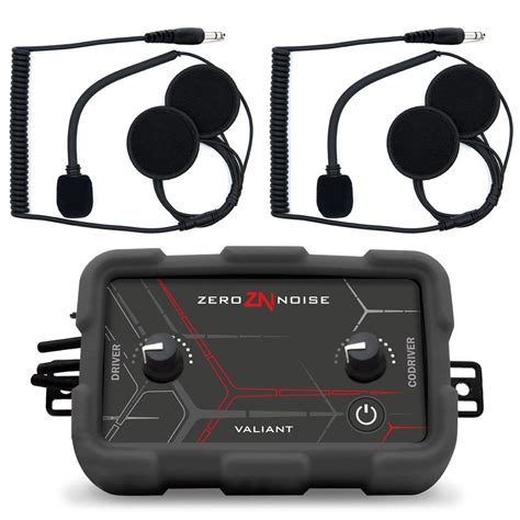 Zeronoise Valiant Intercom Kit For Helmetu Open Inter Rally Shop