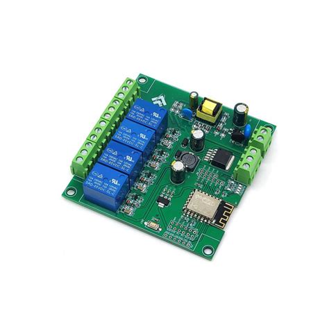 4 канальный Esp8266 беспроводной Wifi релейный модуль Esp 12f макетная