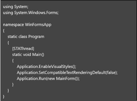 Migrate Winforms To Net 6