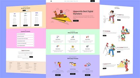 How To Create A Digital Marketing Website Using Html Scss Js