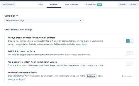 hubspot community responding to form submissions directly from email