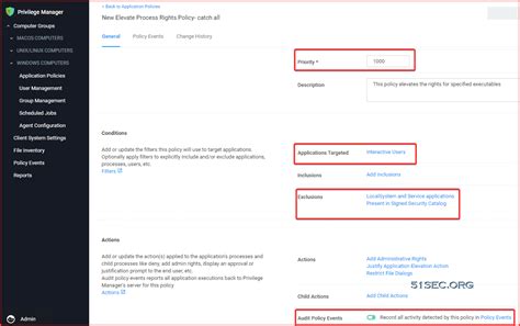 Thycotic Privilege Manager Basic Policies Netsec