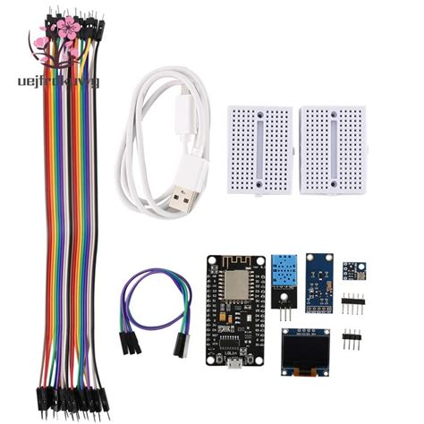 Trạm Thời Tiết ESP8266 Với Màn Hình OLED IIC Hiển Thị Nhiệt Độ Và Độ Ẩm Nhiệt Độ DHT11 BMP180 0