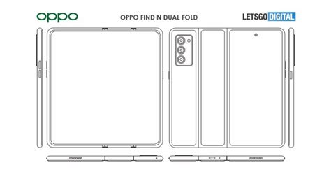 Oppo Patent For Double Hinged Foldable Smartphone Leaked Pandaily