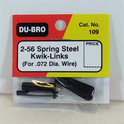 Du Bro 2 56 Steel Kwik Link Clevis Rc Vehicles Spares