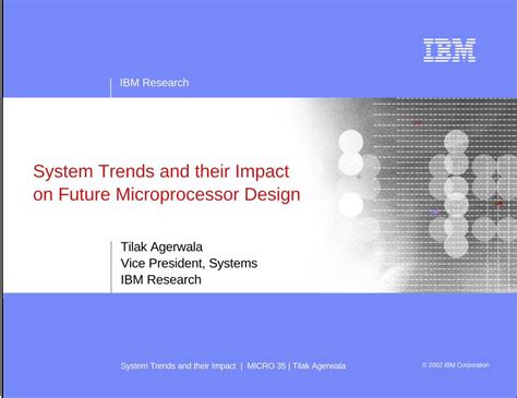 pdf system trends and their impact on future microprocessor design