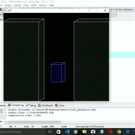 Shorts C Lift Animation Program C C Graphics Projects Cool Programming Projects