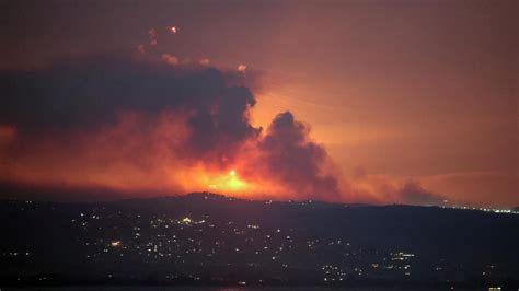 Israel Bombardea Líbano Para Responder A Un Inminente Ataque Extensivo