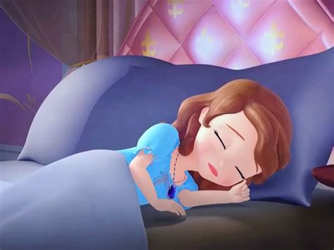 Princess Sofia Is Sleeping In The Bed At Night By Brianmcsorle On