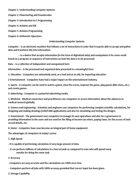 Understanding Computer Systems Pdf Arduino Computers