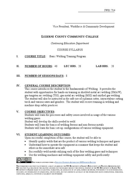 Basic Welding Syllabus | PDF | Welding | Construction