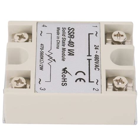 Solid State Relay 24 480v Ssr 40va Ssr Solid State Relay Industrial