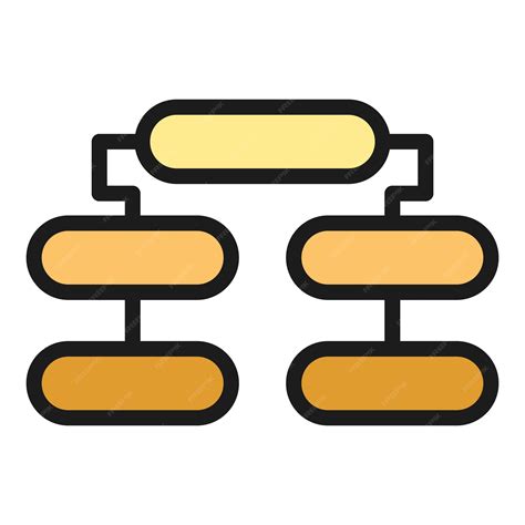 Premium Vector Hierarchy Community Icon Outline Hierarchy Community Vector Icon Color Flat
