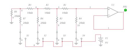 R 2r Dac Circuit Multisim Live