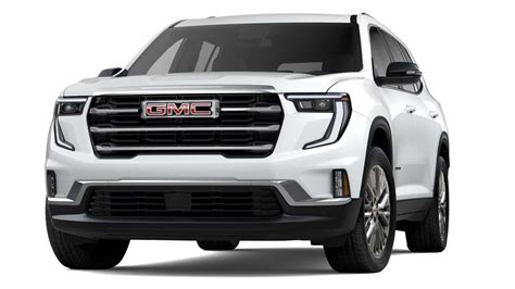 2024 Gmc Acadia Visual Comparison By Trim Level