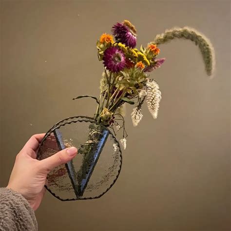 Handmade Stained Glass Vase Bunz