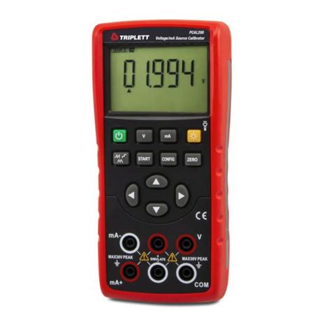 Triplett Pcal200 Voltage And Current Source Calibrator Instrumentation2000