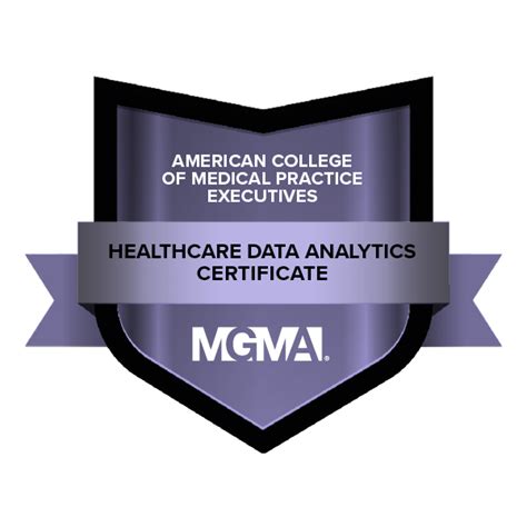 Healthcare Data Analytics Certificate Through The American College Of