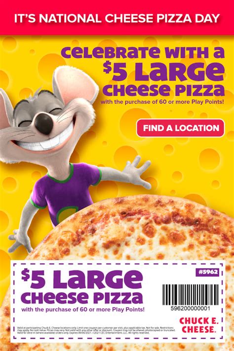 Save Now Printable Chuck E Cheese Coupons May 2024 Printables For