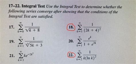Solved 9 16 Divergence Test Use The Divergence Test To