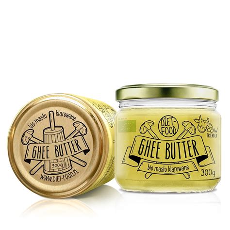 Unt Ghee Bio Fara Lactoza Grăsimi Sănătoase Fără Colesterol
