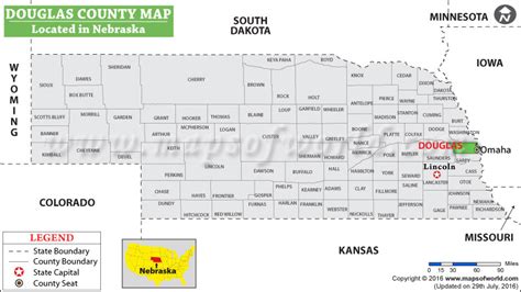 Douglas County Ne Map Mapsofworld