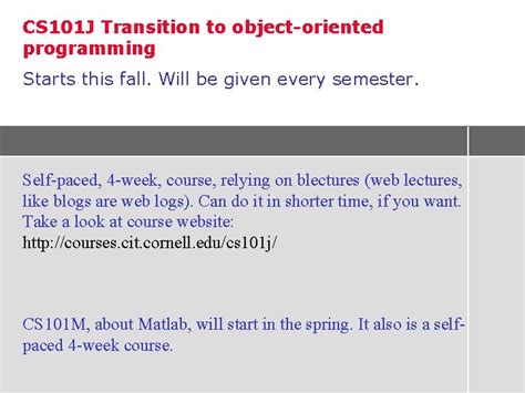 Cs 100 R Introduction To Computing Using Matlab