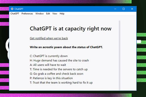 Chatgpt Is At Capacity Right Now How To Fix This Problem Minitool