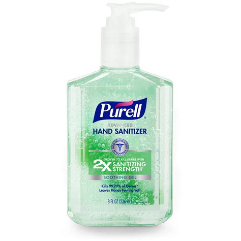 Purell Advanced Hand Sanitizer Soothing Gel 8 Oz Low Prices