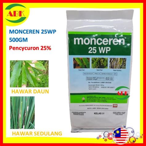 Official Seller Monceren 25wp Pencycuron 25 Racun Hawar Daun 500gm