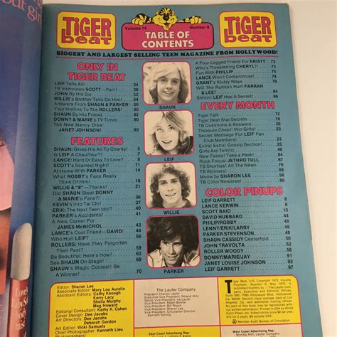 Tiger Beat Magazine May 1978 Shaun Cassidy And Rollers And Dandm And John Trav