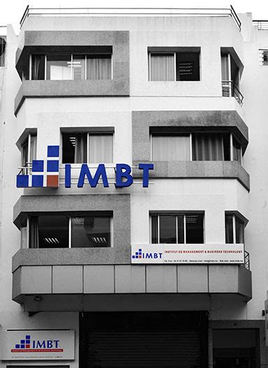 Imbt Rabat Des Formations Pour Les Professionnels