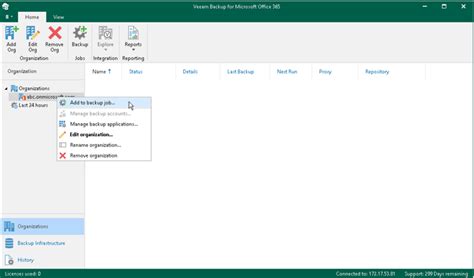 Onboarding For Veeam Backup For Microsoft Step Selecting Backup Scope Creating A