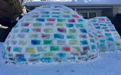 How To Build A Rainbow Igloo Ive Always Wanted To Turn Our Front
