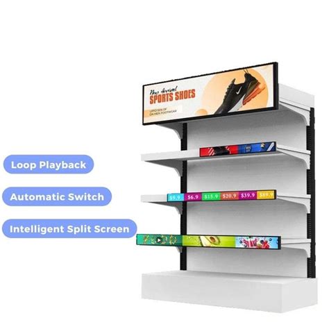 471인치 Stretched Lcd 3840x160 Android 실내 선반 디스플레이