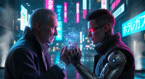 Free Generations In Neon Photo Cyberpunk Neon Futuristic Download