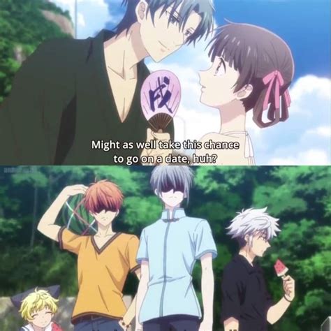 Two Anime Characters With The Caption Might As Well Take This Chance To Go On A Date